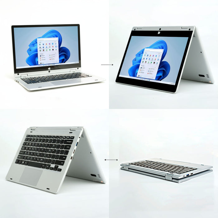 Dami3c Y116 11.6” Touchscreen 2-in-1 Laptop | 8GB RAM + 128/256GB SSD ...